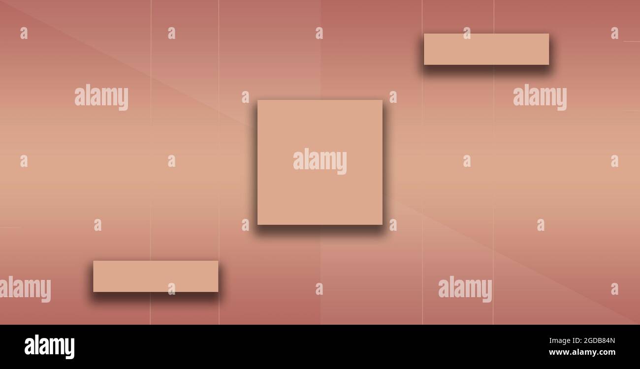 Illustration featuring a mixture of square and rectangular shape ...