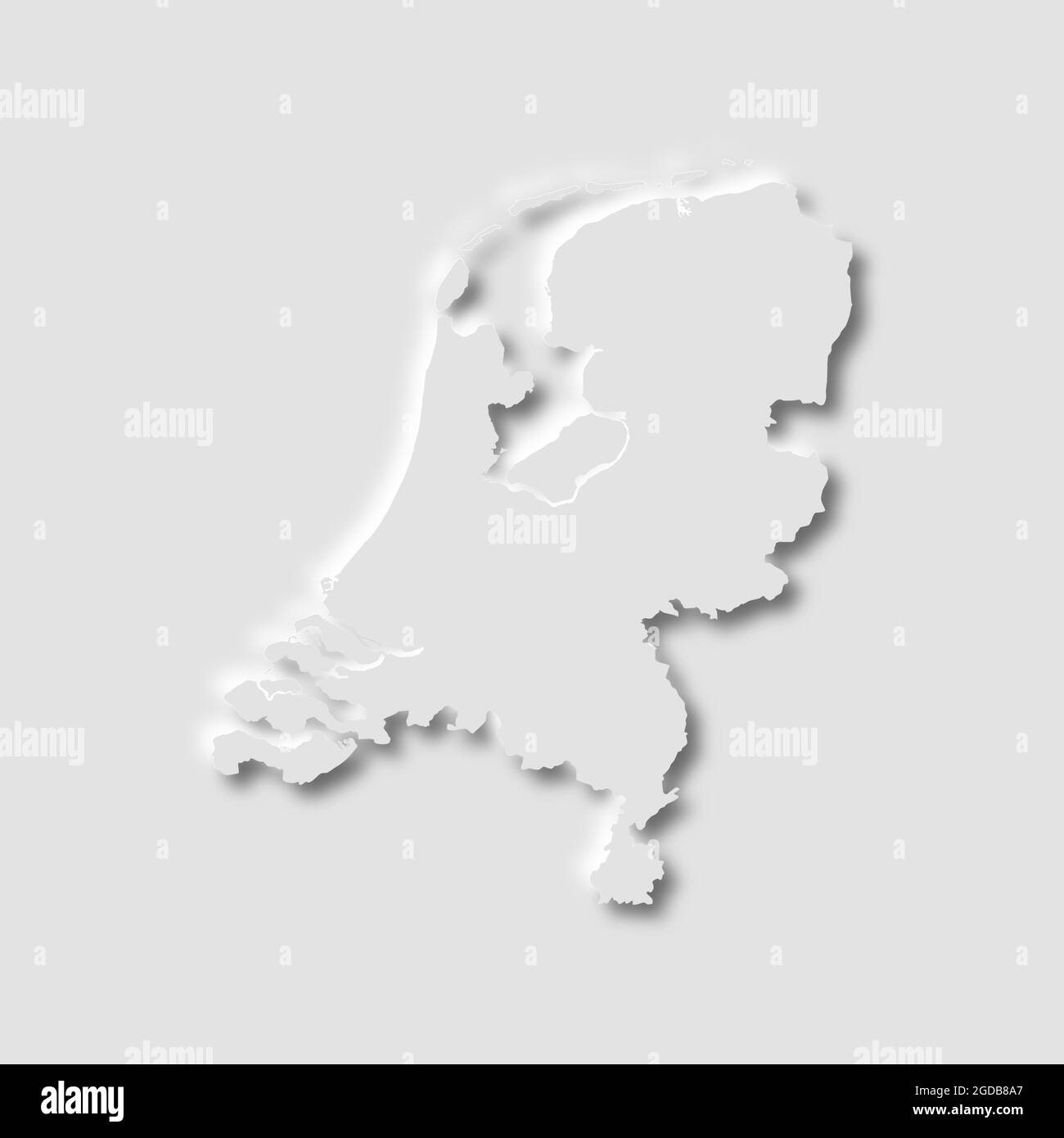 The netherlands map Black and White Stock Photos & Images - Alamy