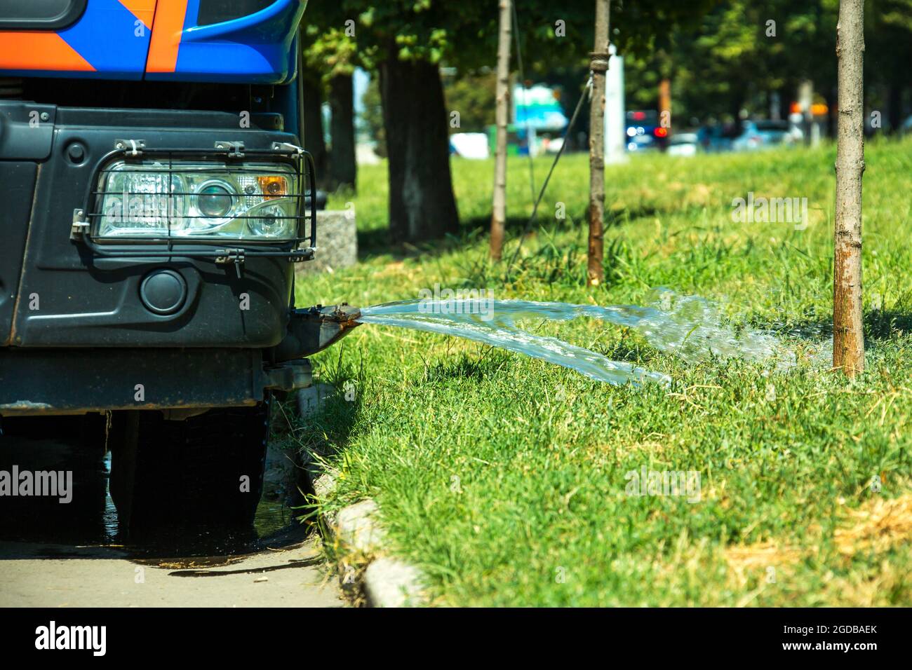 Water dust suppression hi-res stock photography and images - Alamy