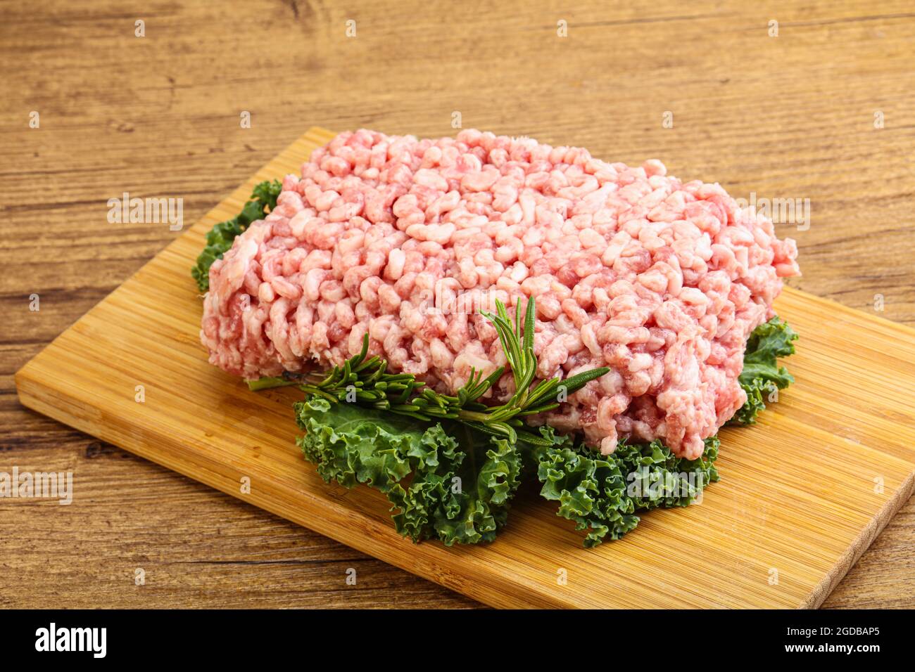 Raw fat pork minced meat for cooking Stock Photo - Alamy