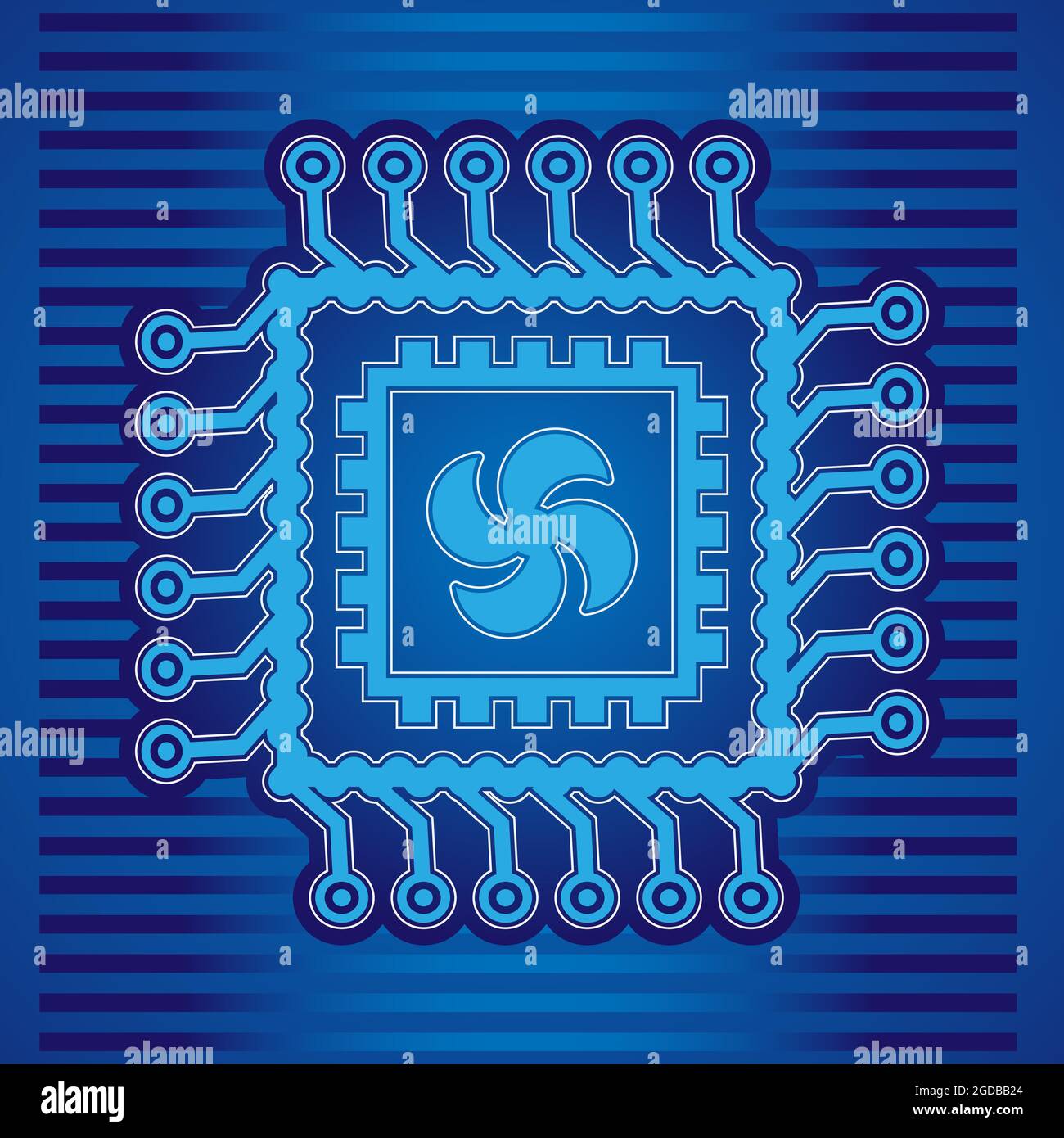 computer processor board abstract background vector image Stock Vector ...