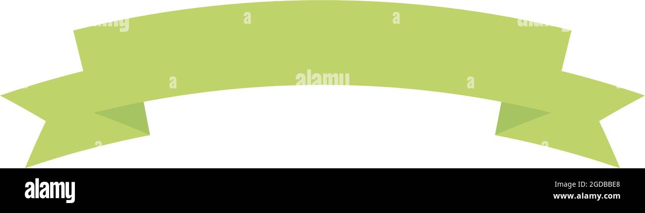 green ribbon emblem Stock Vector Image & Art - Alamy