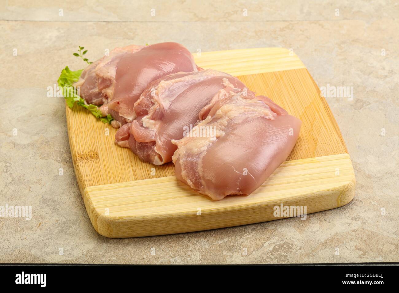 Chicken leg skinless hi-res stock photography and images - Alamy