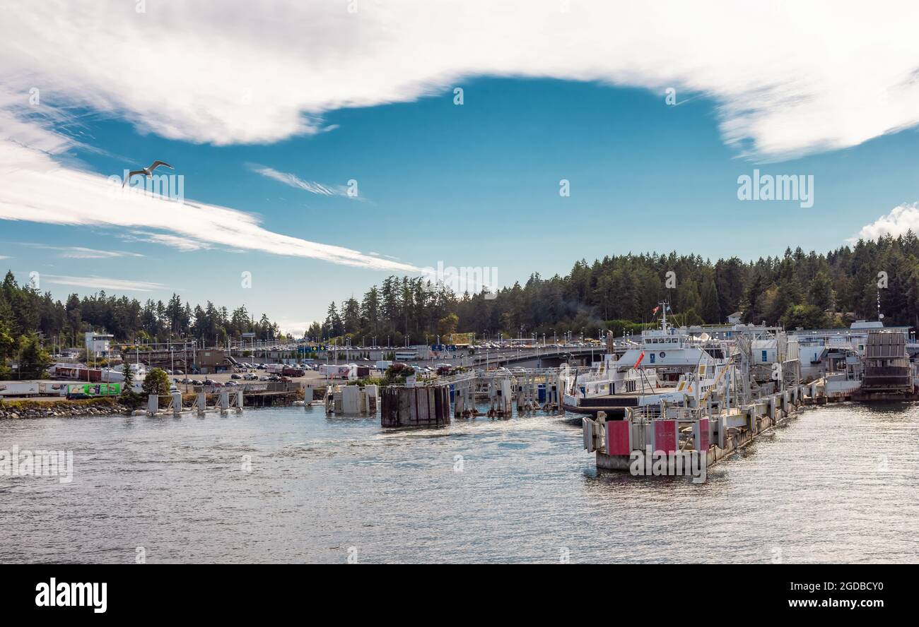 BC Ferries Terminal in Swartz Bay Stock Photo - Alamy