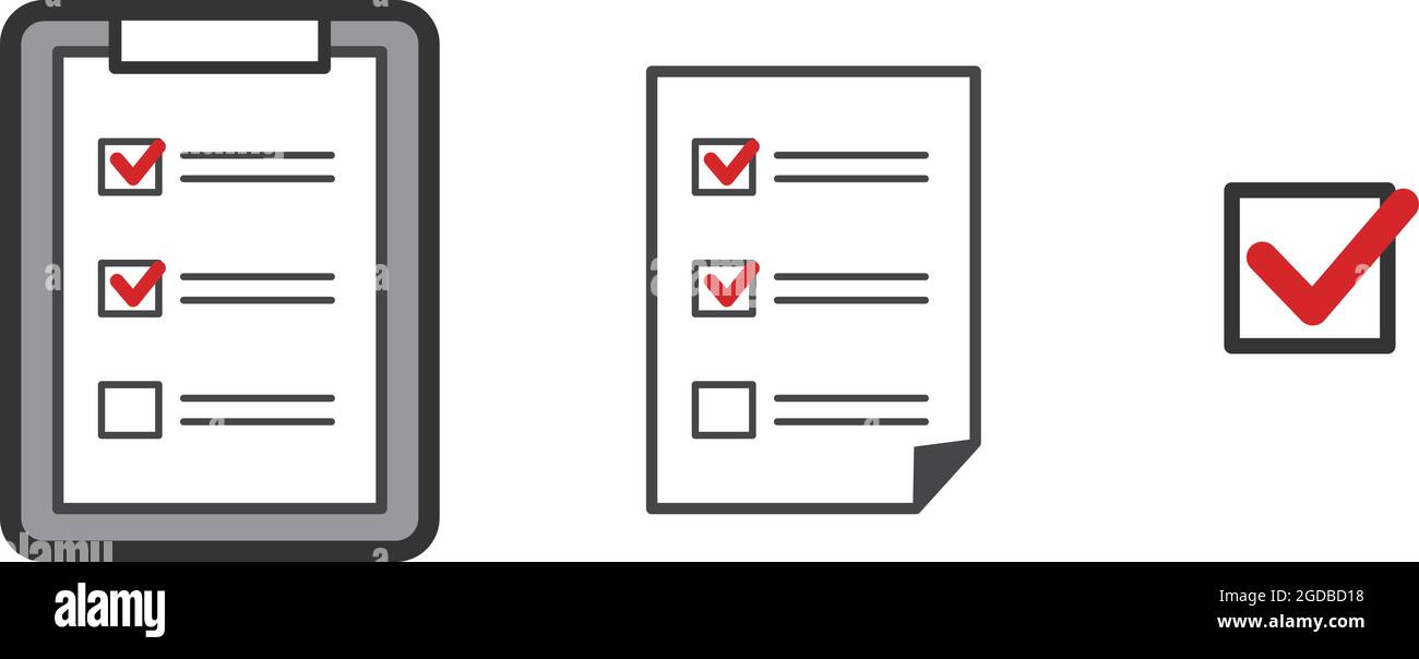 Checklist cartoon hi-res stock photography and images - Alamy