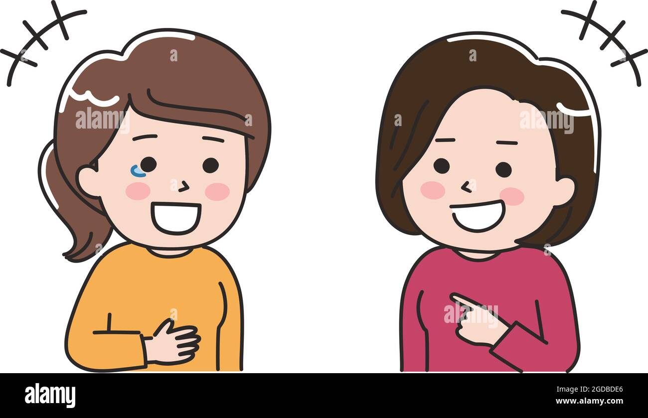 Laughing fun Stock Vector Images - Alamy