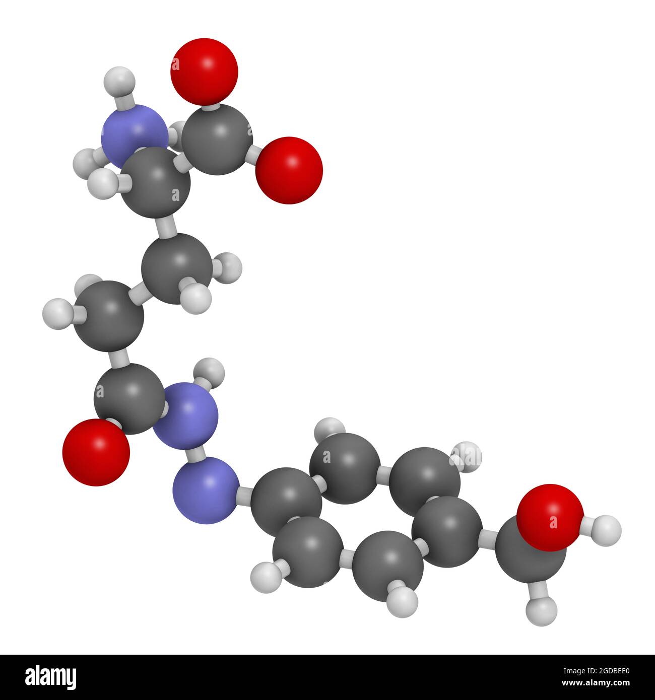 Agaritine mushroom toxin molecule hi-res stock photography and images ...