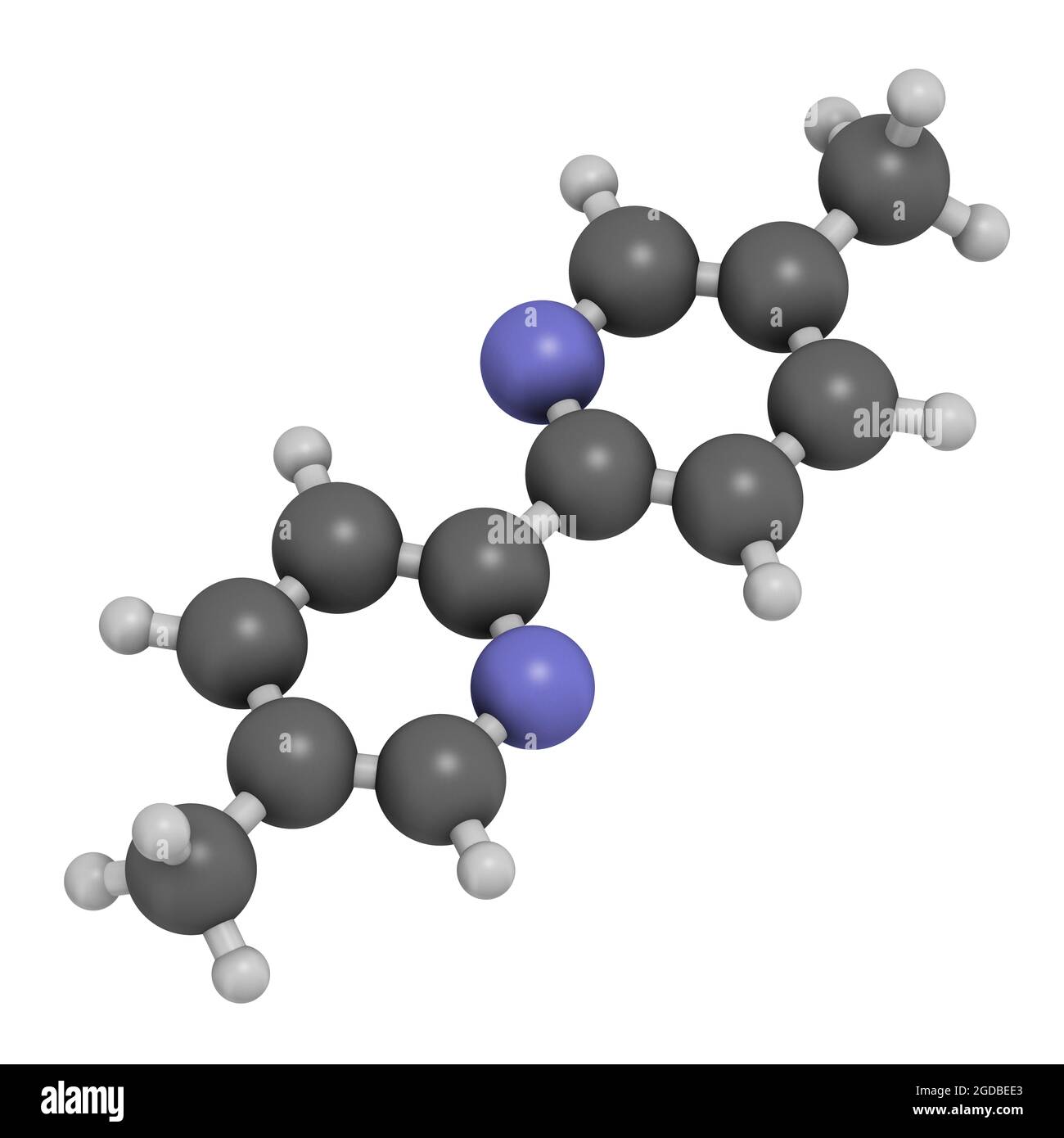 6PPD rubber additive molecule. Toxic to salmon. 3D rendering Stock ...
