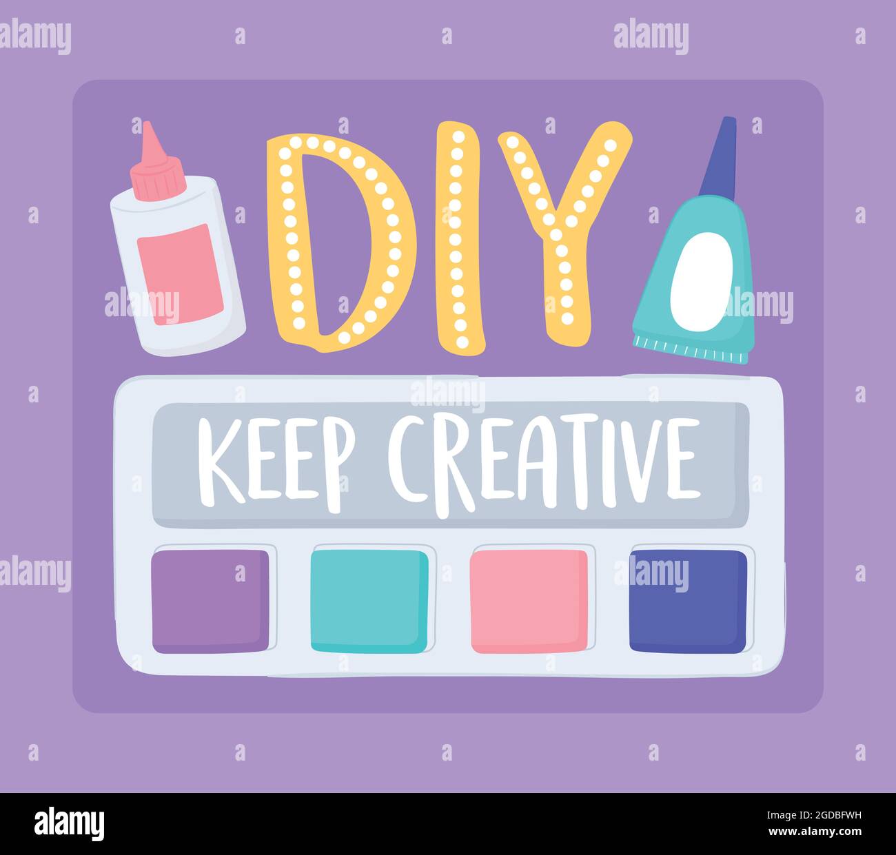 Crafters inspiration Stock Vector Images - Alamy