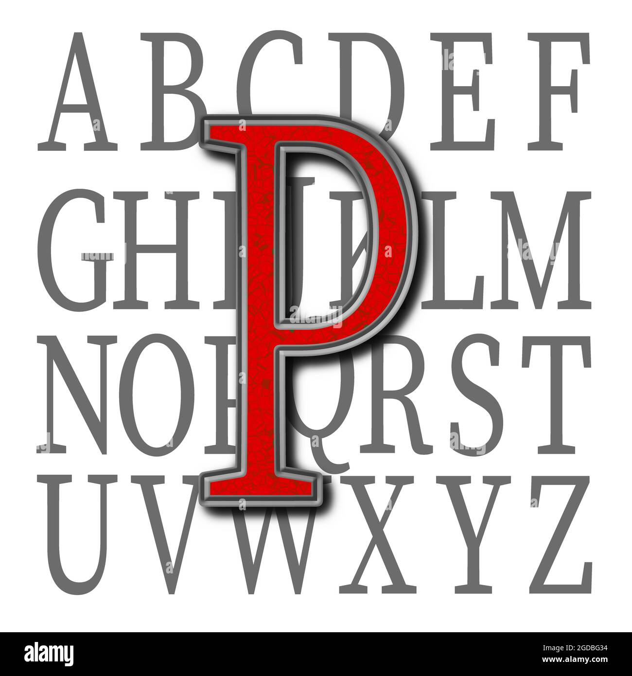 Character p hi-res stock photography and images - Alamy