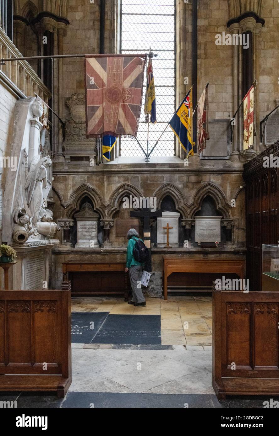 Military Chapels, Beverley Minster, three chapels to commemorate the ...