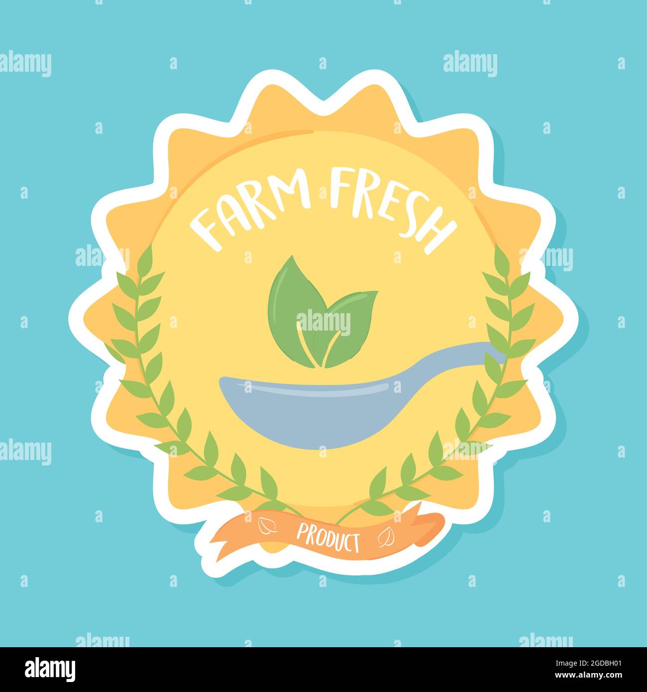 farm fresh badge Stock Vector Image & Art - Alamy