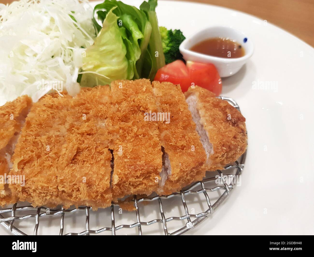 Cheese tonkatsu meal hi-res stock photography and images - Alamy