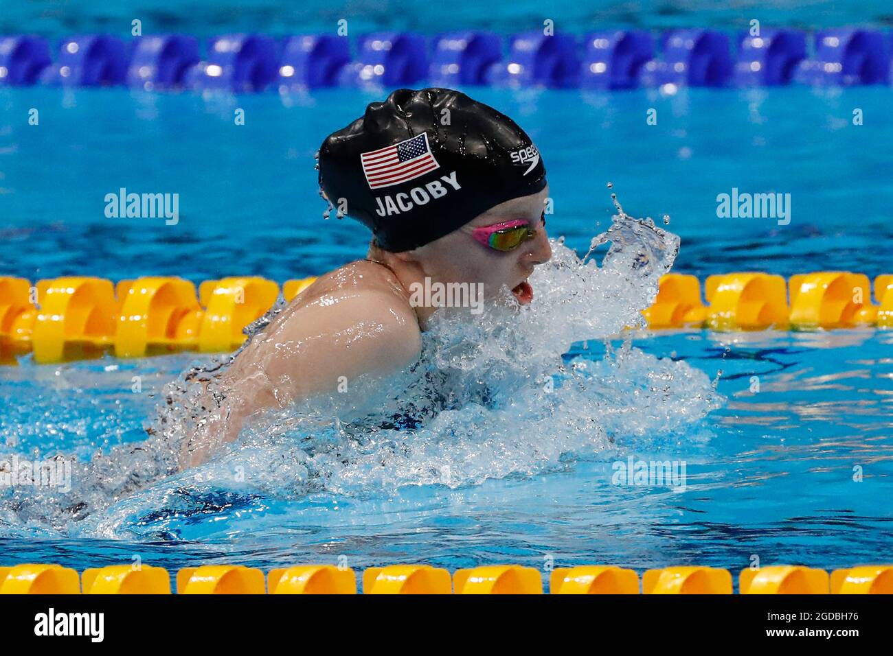 Tokyo, Kanto, Japan. 1st Aug, 2021. Lydia Jacoby (USA) in the women's ...