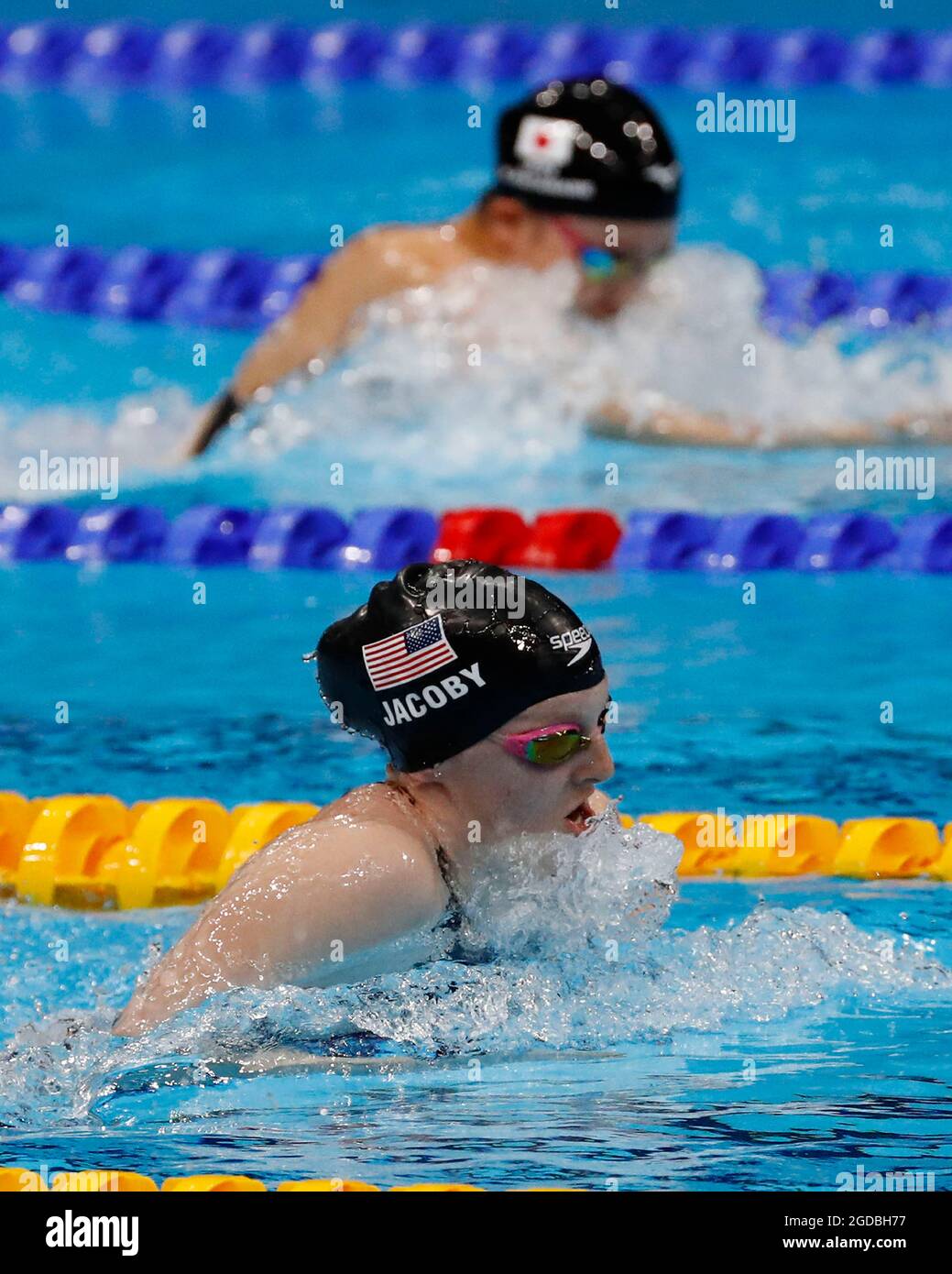 Tokyo, Kanto, Japan. 1st Aug, 2021. Lydia Jacoby (USA) in the women's ...