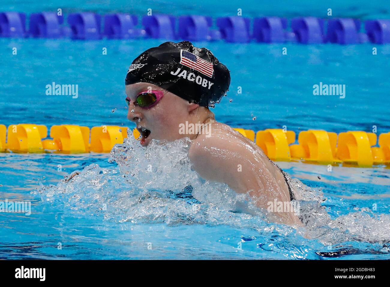 Tokyo, Kanto, Japan. 1st Aug, 2021. Lydia Jacoby (USA) in the women's ...