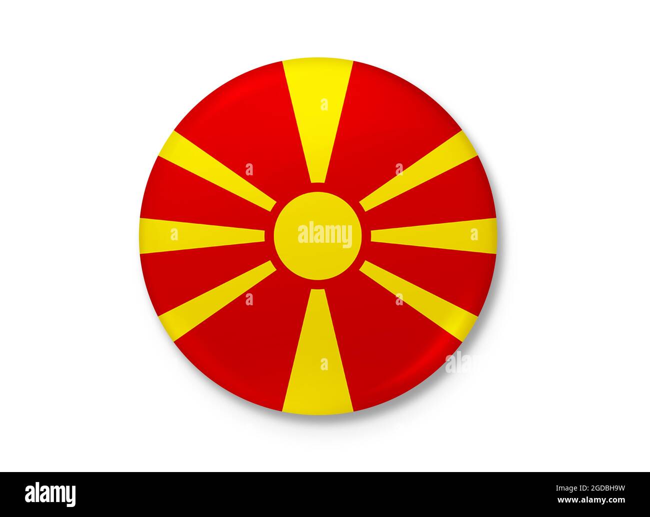 Republic of North Macedonia. Background texture. Skopje. 3d ...