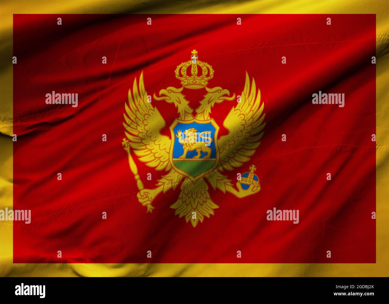 3d flag podgorica montenegro hi-res stock photography and images - Alamy