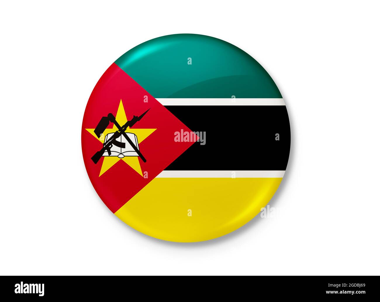 Republic of Mozambique. Background texture. Maputo. 3d Illustration. 3d ...