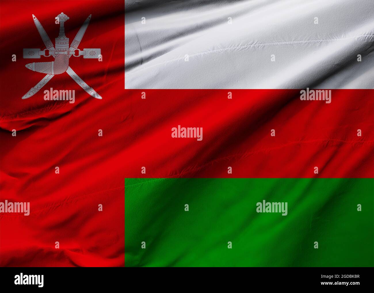 Sultanate of oman flag hi-res stock photography and images - Alamy