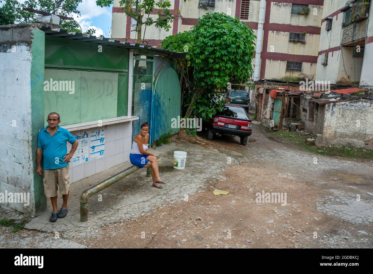 The popular neighborhood called Caucaguita, located in the suburbs of ...