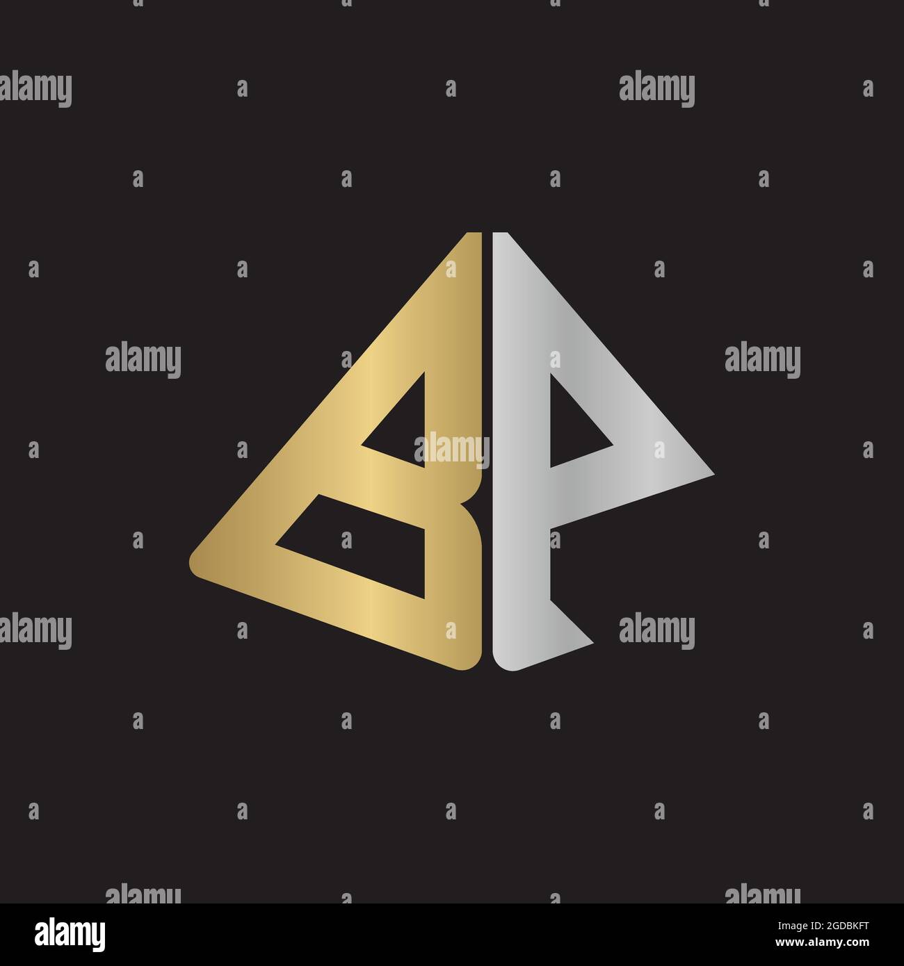 Alphabet Initials logo PB, BP, B and P Stock Vector Image & Art - Alamy