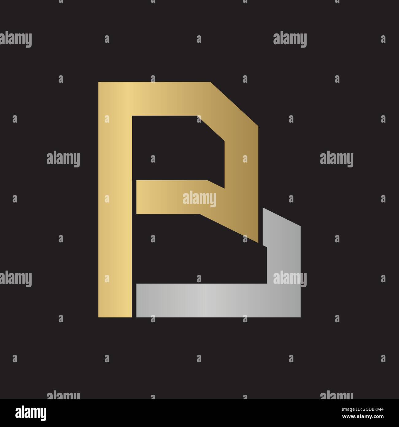 Alphabet Initials logo PB, BP, B and P Stock Vector Image & Art - Alamy