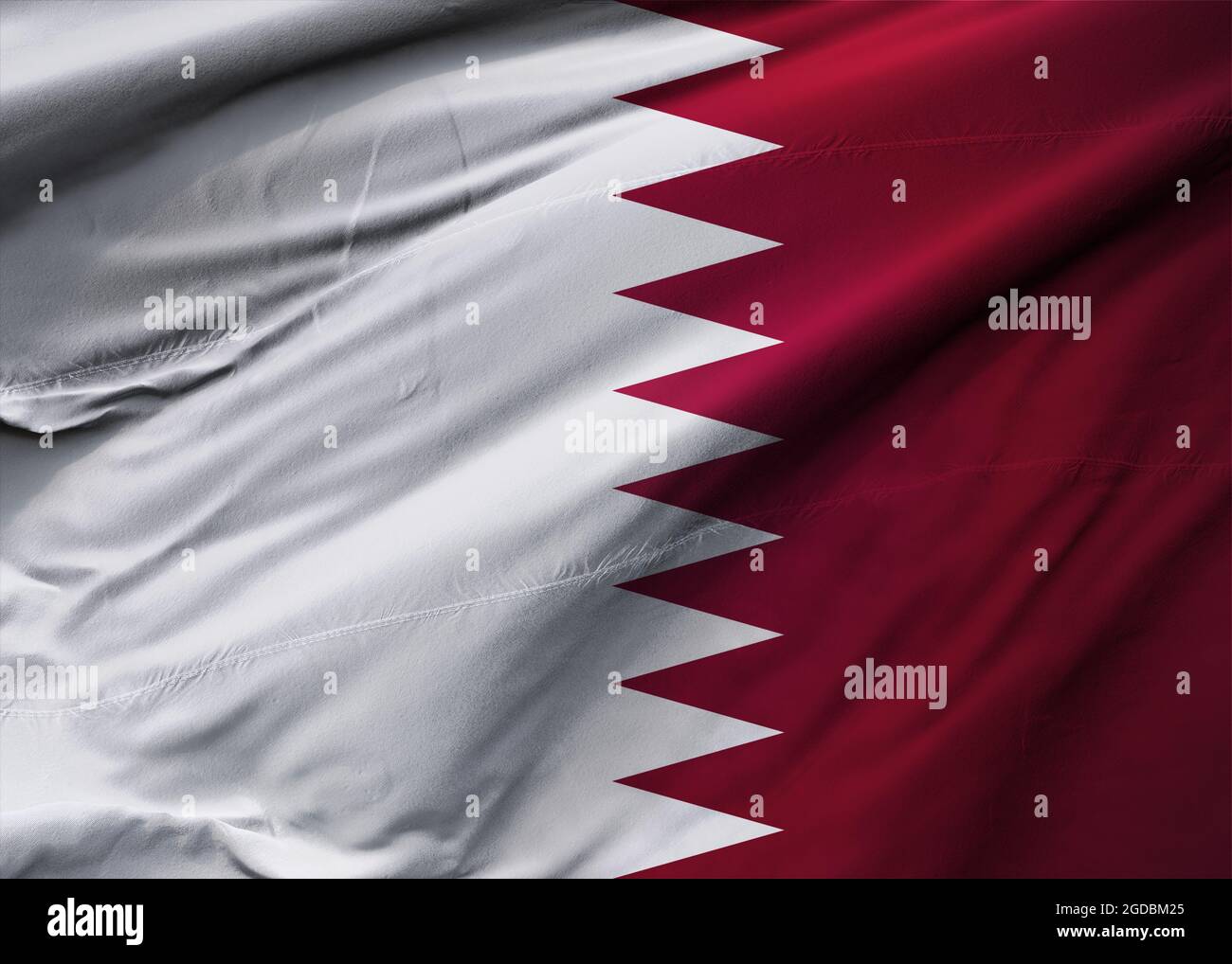 Clean qatar flag hi-res stock photography and images - Alamy