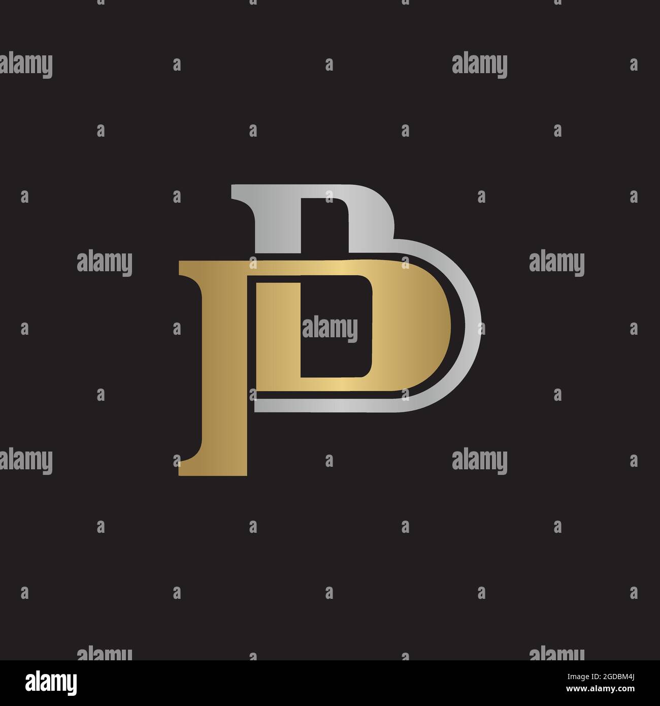 Alphabet Initials logo PB, BP, B and P Stock Vector Image & Art - Alamy