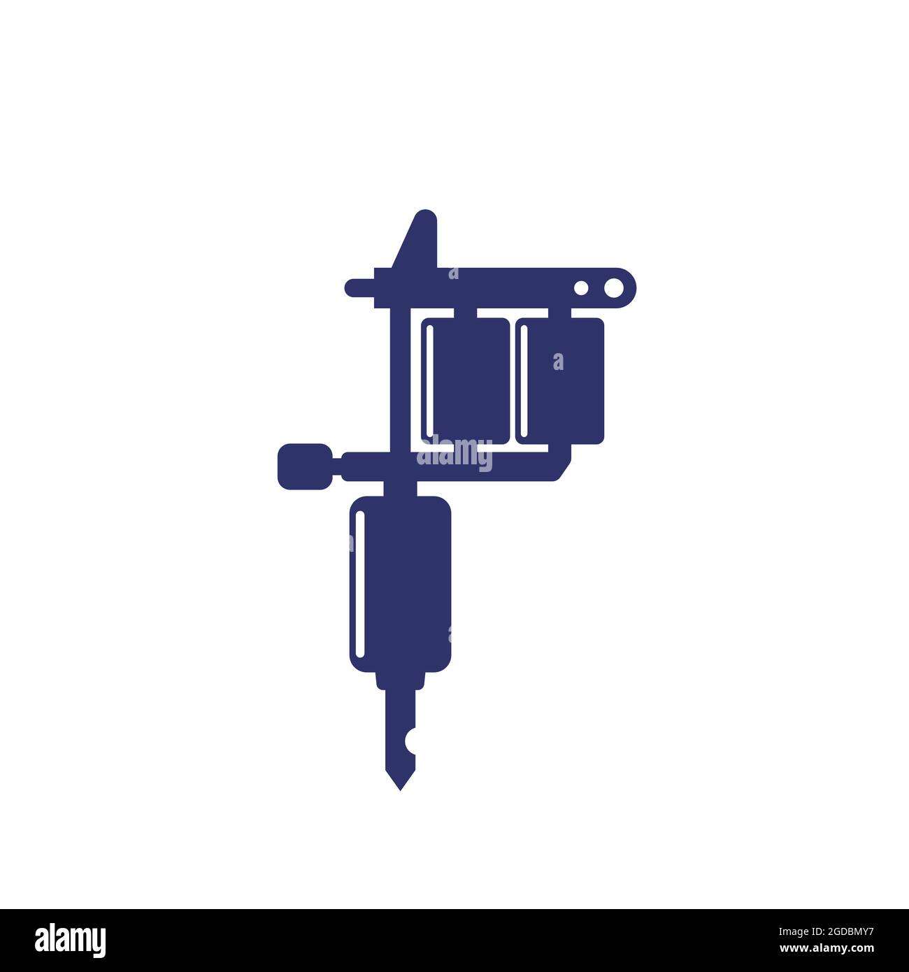 tattoo machine on white, vector icon Stock Vector Image & Art - Alamy