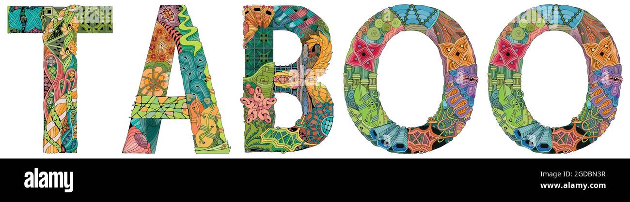 Taboo vector vectors hi-res stock photography and images - Alamy