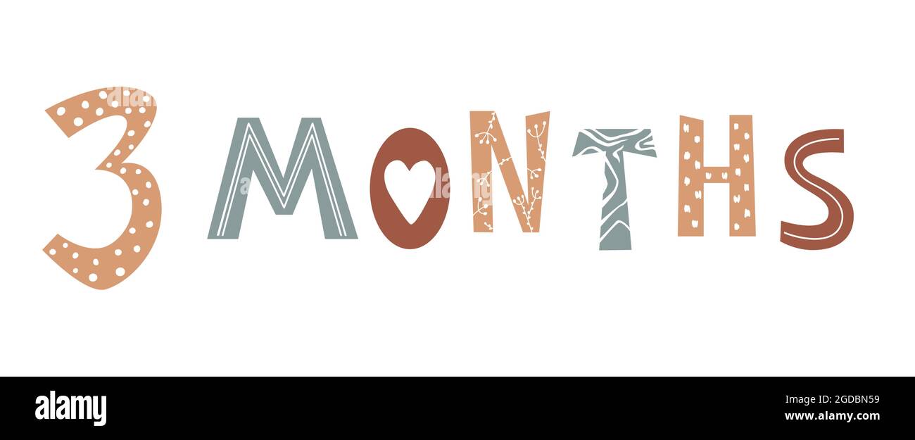 Three month old boy Stock Vector Images - Alamy