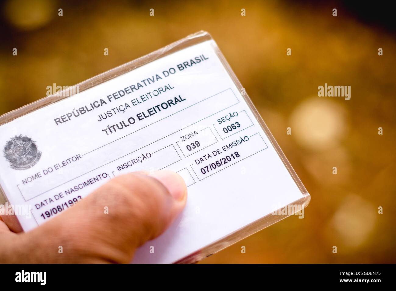 Voter id card usa hi-res stock photography and images - Alamy