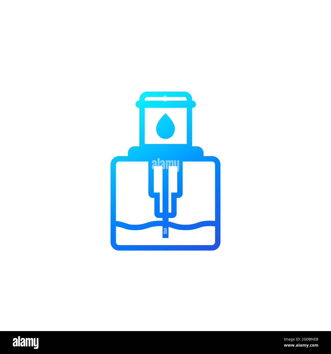 water borehole icon on white Stock Vector Image & Art - Alamy