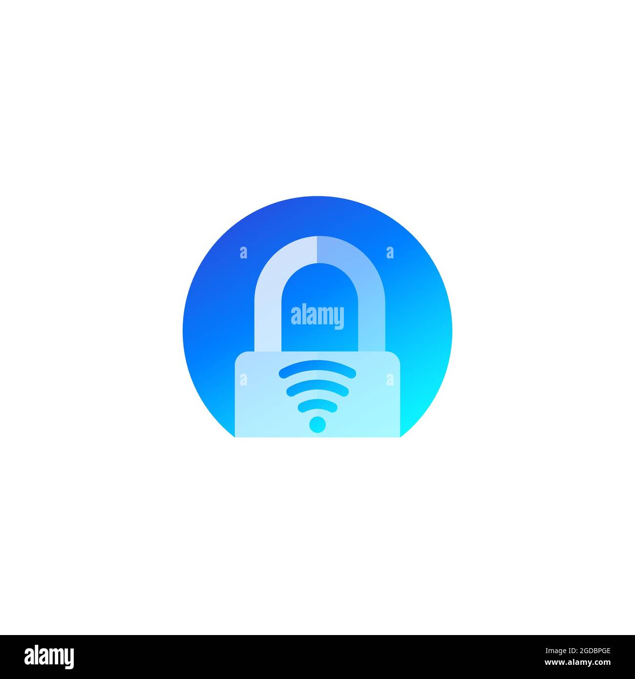 smart lock logo icon for apps, vector Stock Vector Image & Art - Alamy