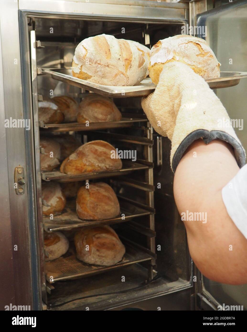 Baker making bread hi-res stock photography and images - Alamy