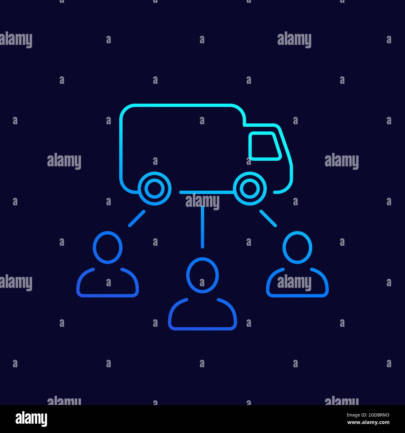 Multiple delivery Stock Vector Images - Alamy