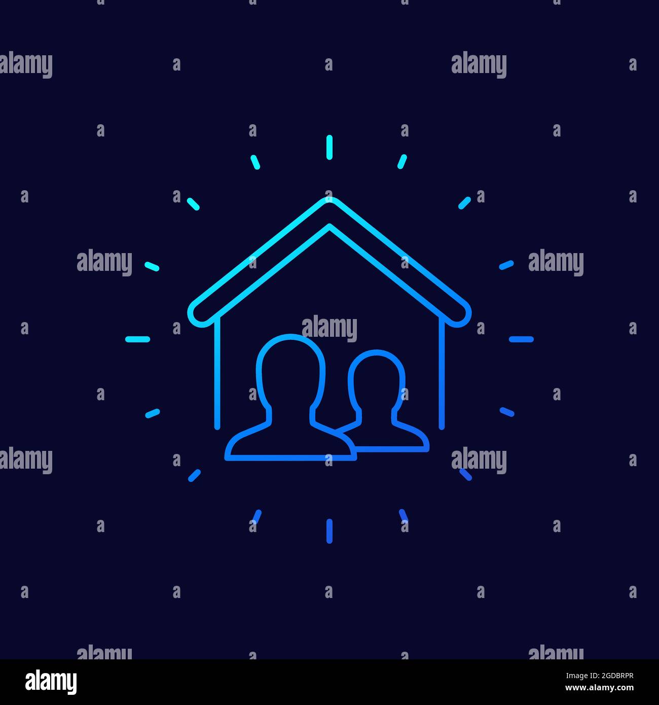 tenants, house residents line icon Stock Vector Image & Art - Alamy
