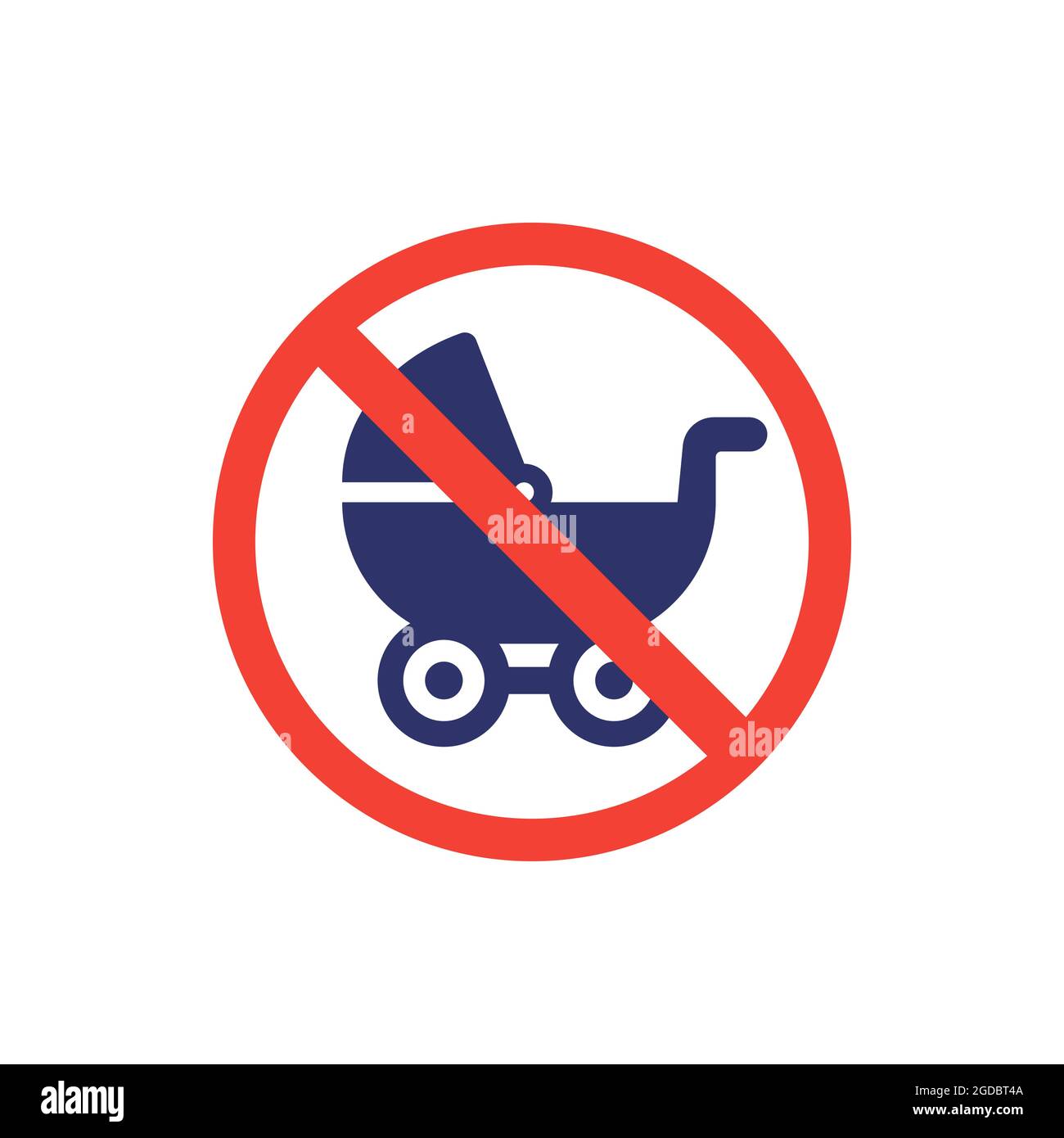 no baby carriage vector icon Stock Vector Image & Art - Alamy