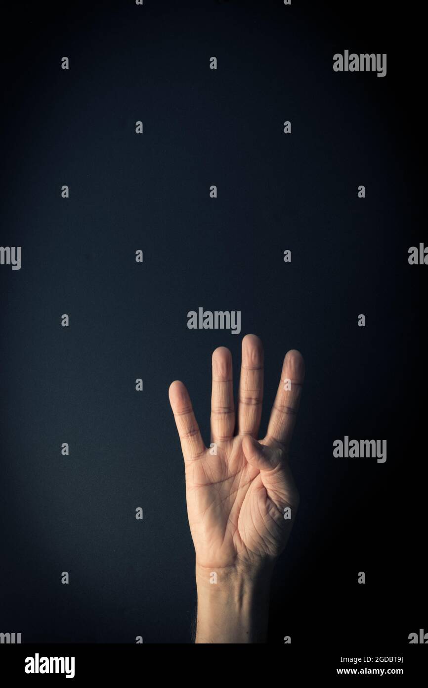 Hand and arm signals hi-res stock photography and images - Alamy