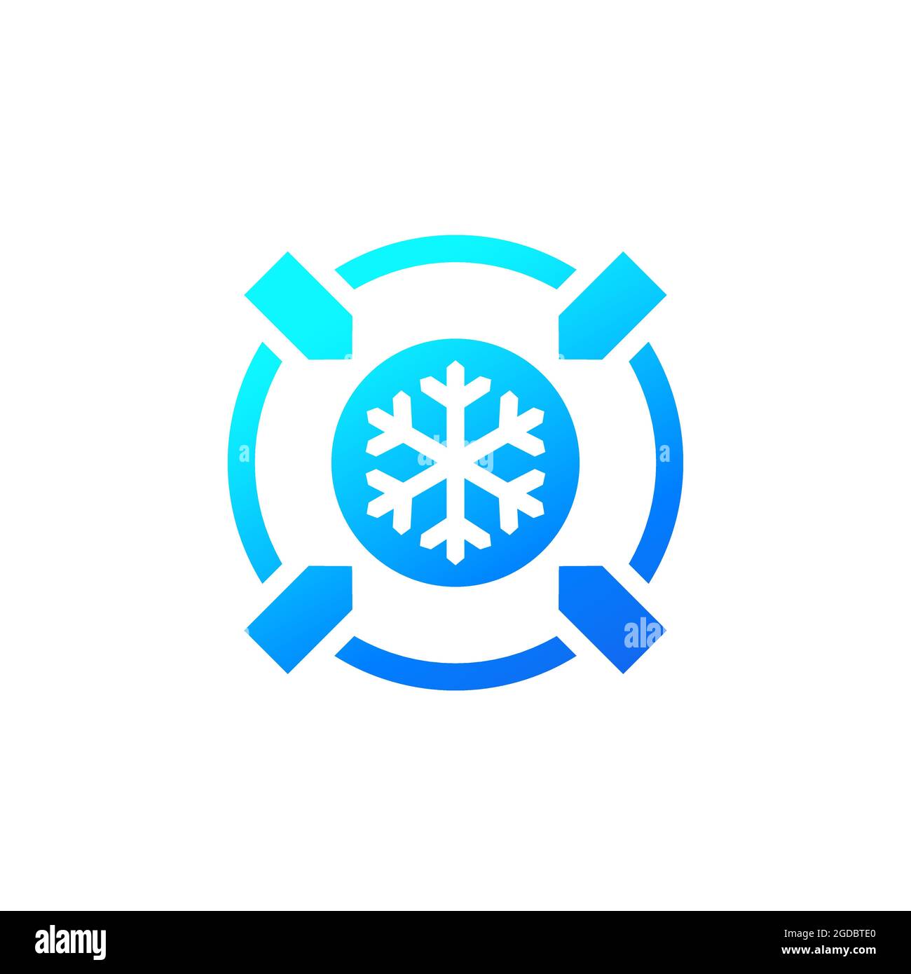 cooling, freezing icon on white Stock Vector Image & Art - Alamy