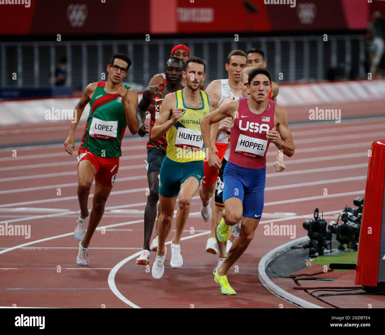 Tokyo, Kanto, Japan. 1st Aug, 2021. Bryce Hoppel (USA) competes in the ...