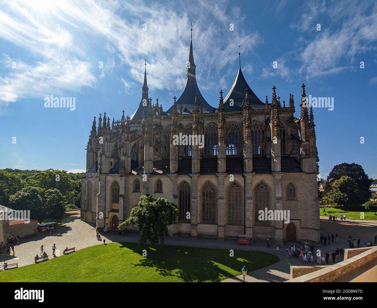 Gothic style st barbora hi-res stock photography and images - Alamy