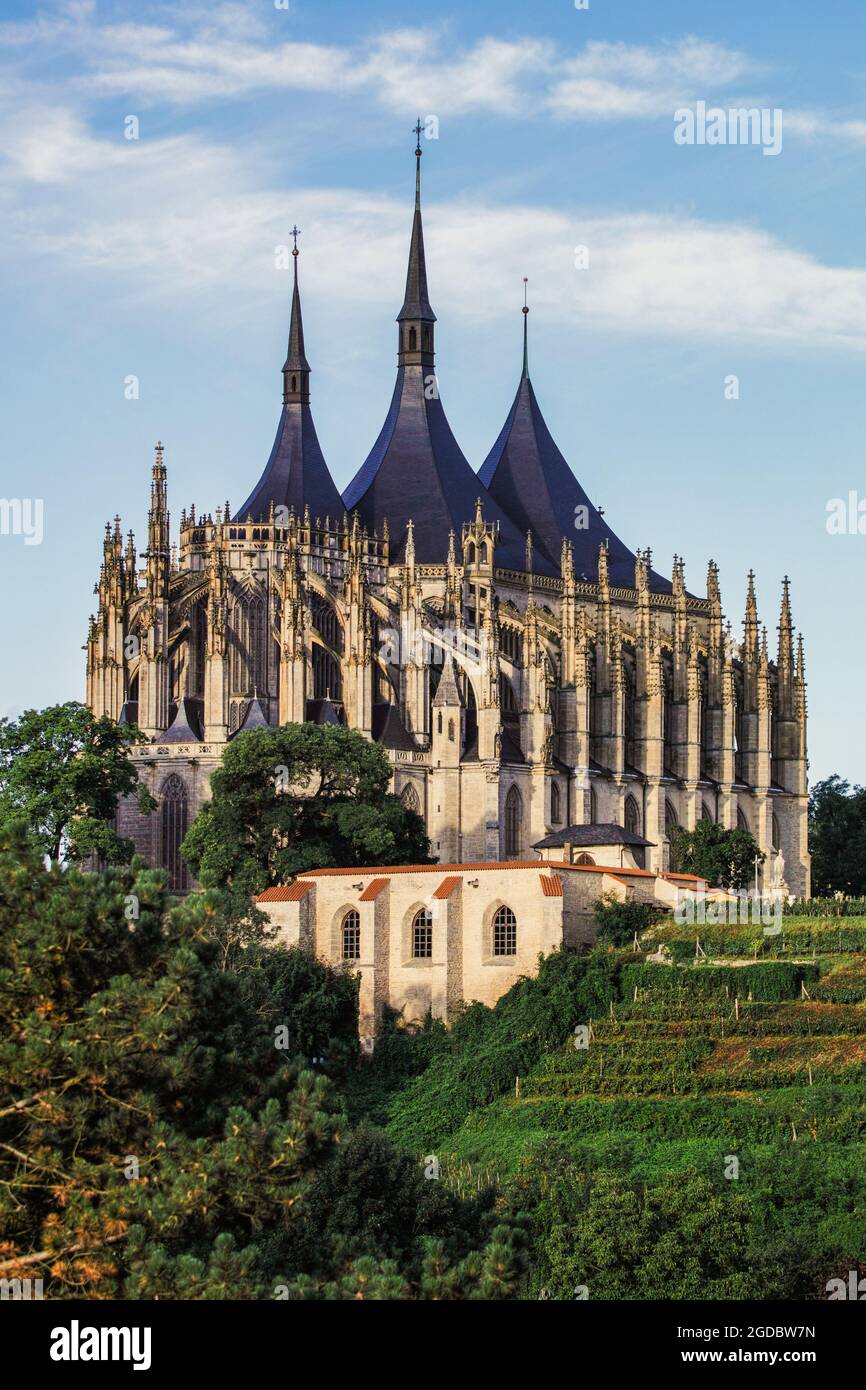 Gothic style st barbora hi-res stock photography and images - Alamy