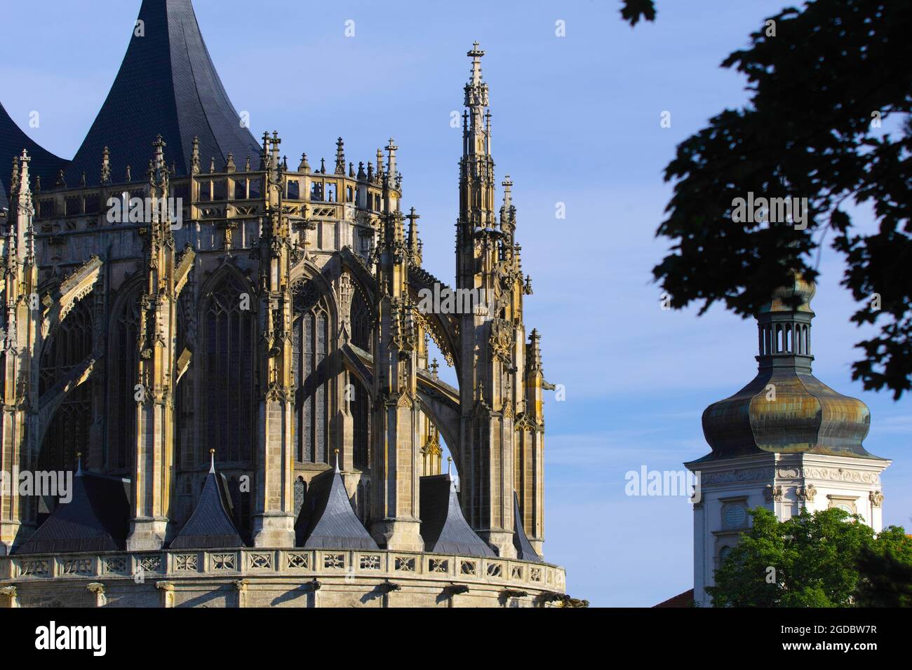 Gothic style st barbora hi-res stock photography and images - Alamy