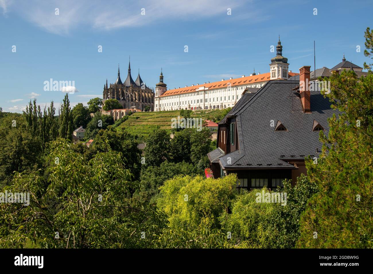 Gothic style st barbora hi-res stock photography and images - Alamy