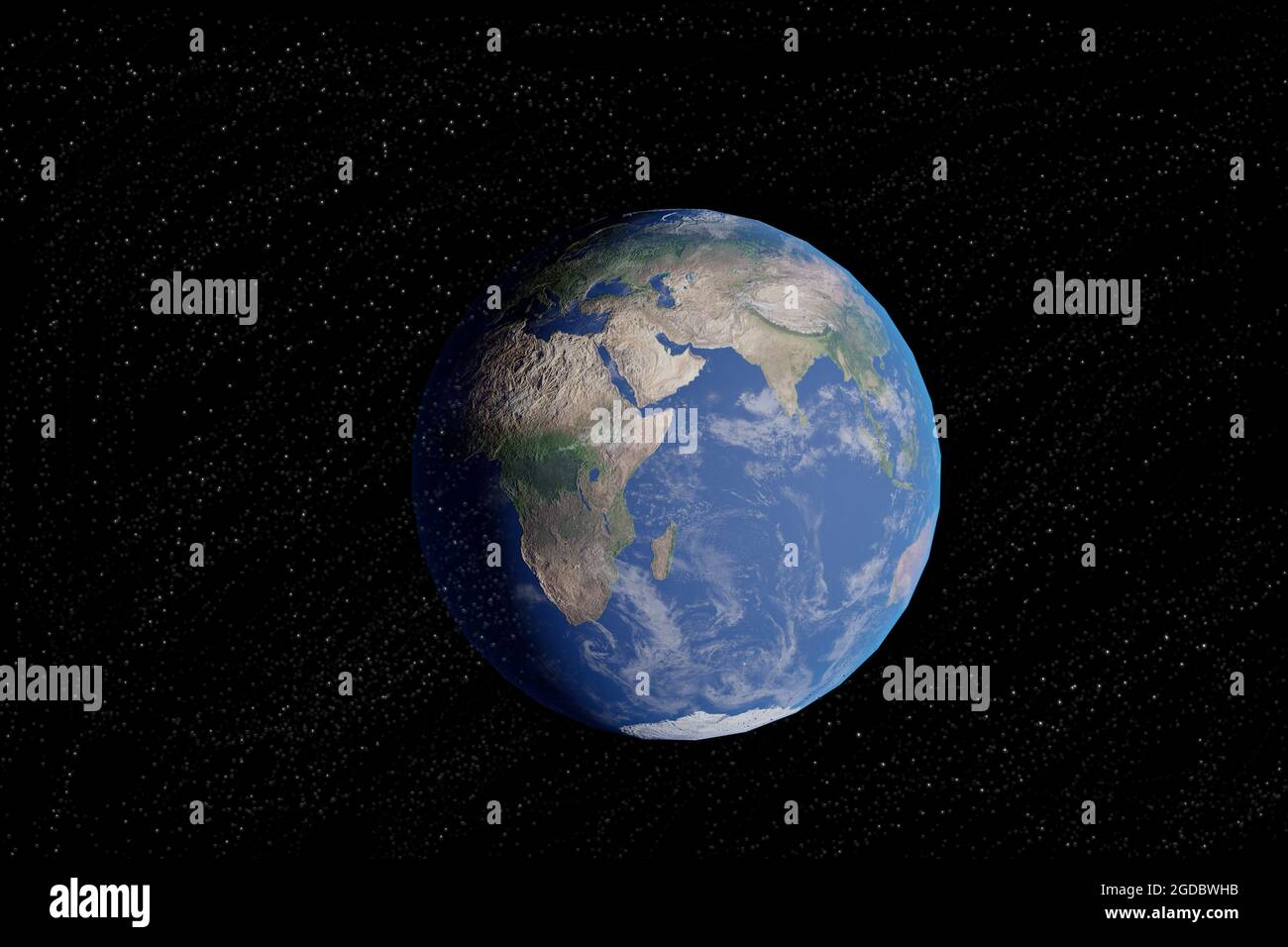 Globe view from north pole hi-res stock photography and images - Alamy