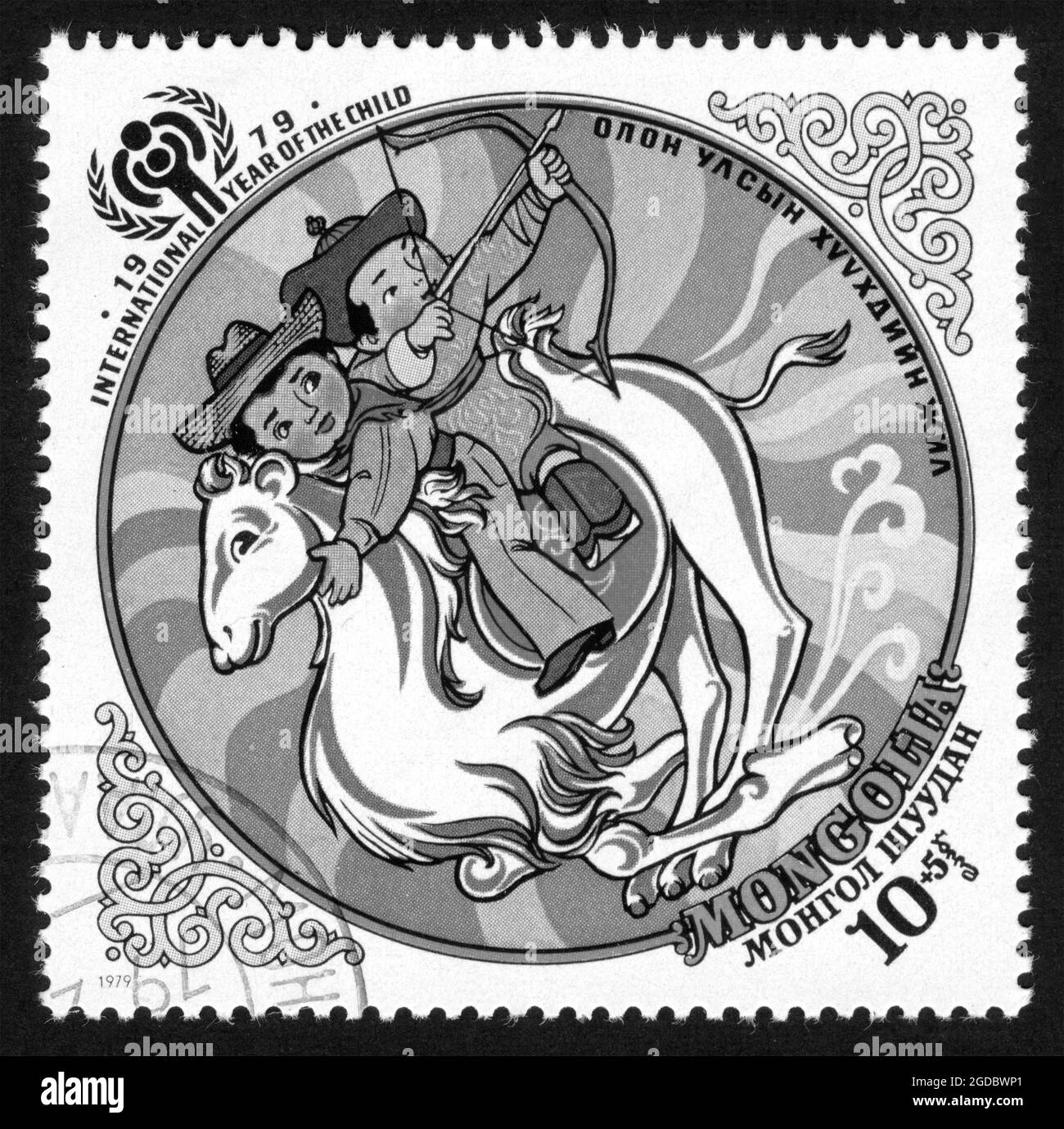 Child stamp collection Black and White Stock Photos & Images - Alamy