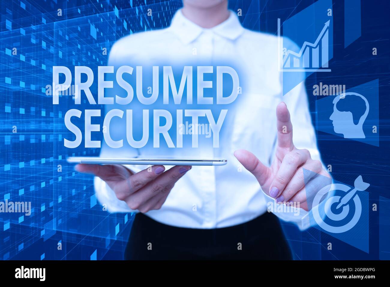 Conceptual Caption Presumed Security Business Concept System Safe From Attack Due To Attacker