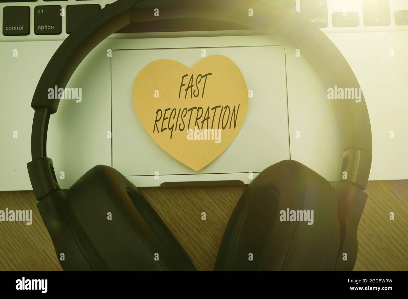 Inspiration showing sign Fast Registration. Business overview Quick ...
